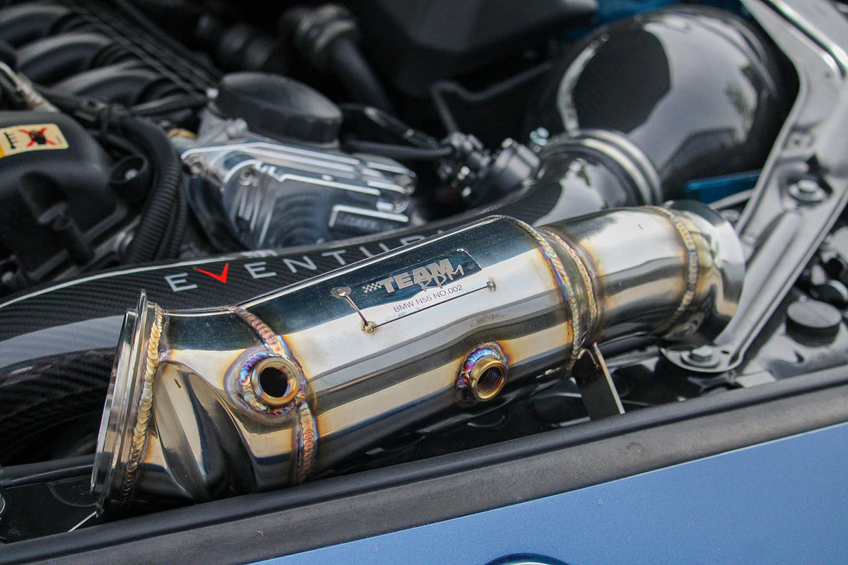 Teamrpm 4" N55 F chassis downpipe – Team RPM